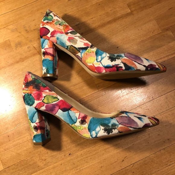 Ivanka Trump | Shoes | Ivanka Trump Pointy Toe Lysa Pump Watercolor ...